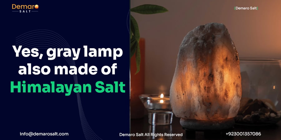 Take the Grey Color of Natural Gray Salt Lamp Seriously!